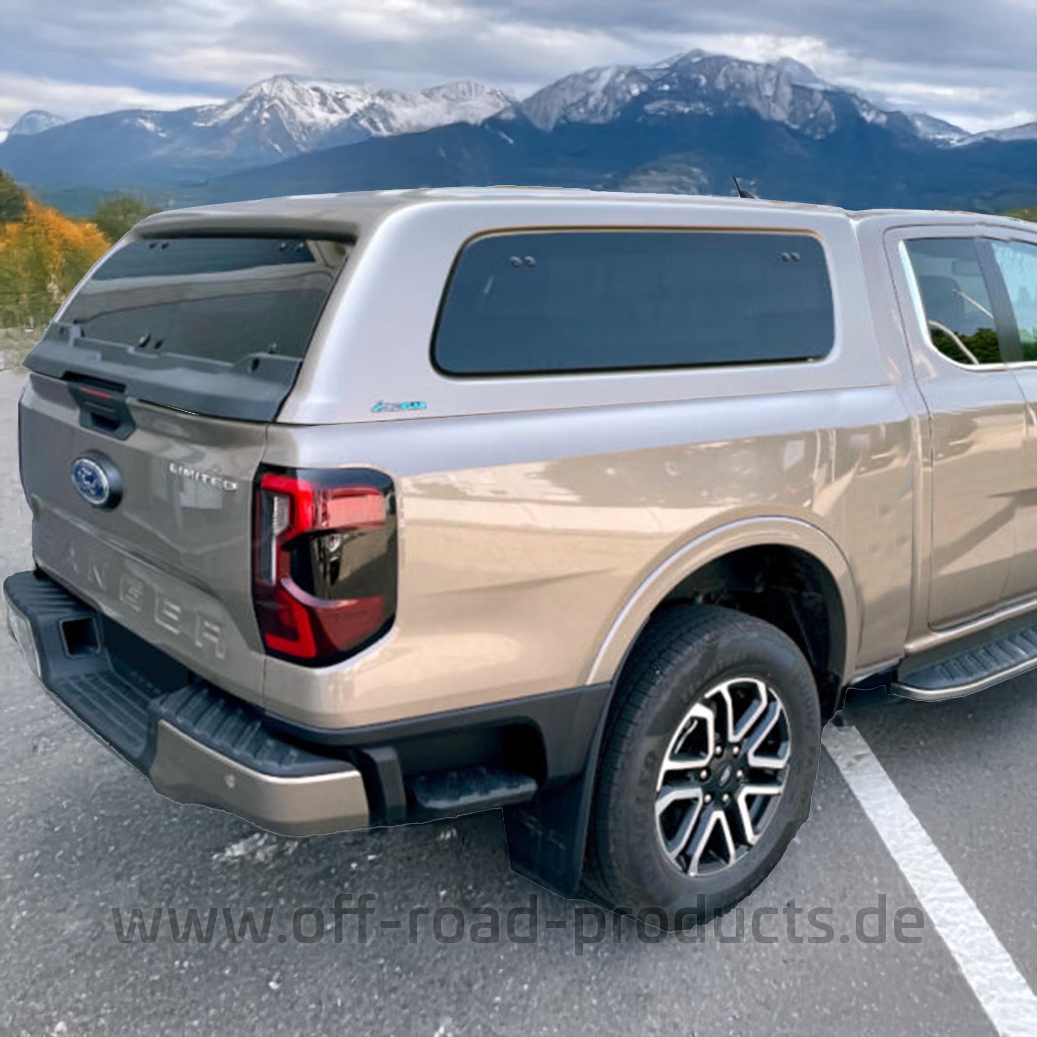 Hardtop Aeroklas Dual Windows Ford Ranger EXC 2023 – ORP4x4