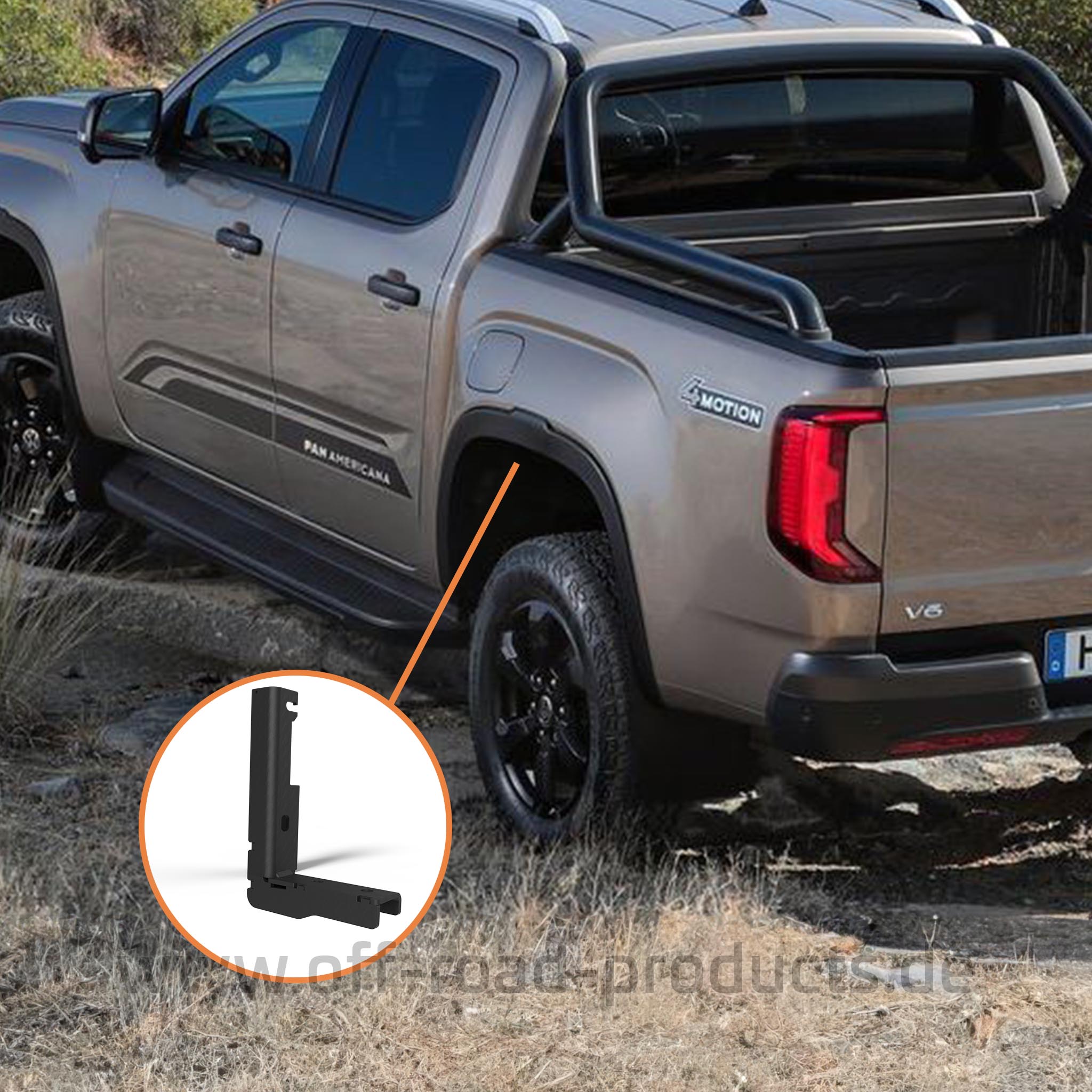 Load Box Reinforcement Brackets (J-Braces) VW Amarok 2023 – ORP4x4