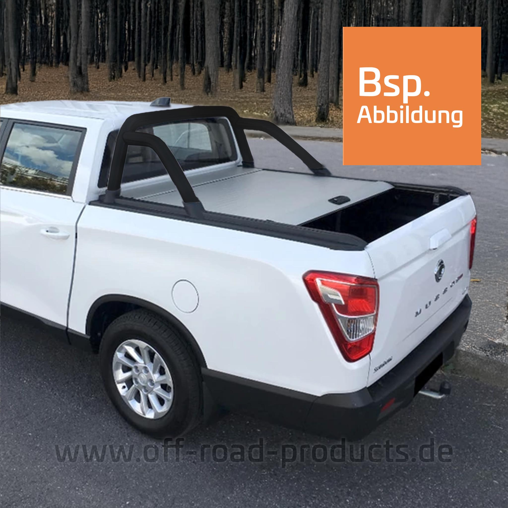 Überrollbügel schwarz für RealTruck Mountain Top EVO Rollo – Musso und ...